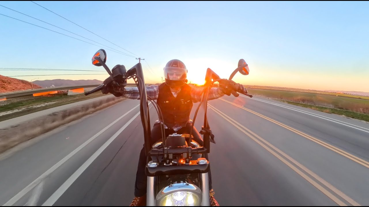SUNSET MOTORCYCLE RIDE | Riding my Harley Davidson through Ventura ...