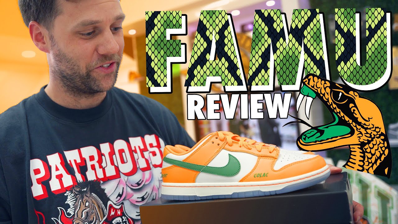 EARLY LOOK! Nike Dunk Low FAMU @ MensCloset!!! - YouTube