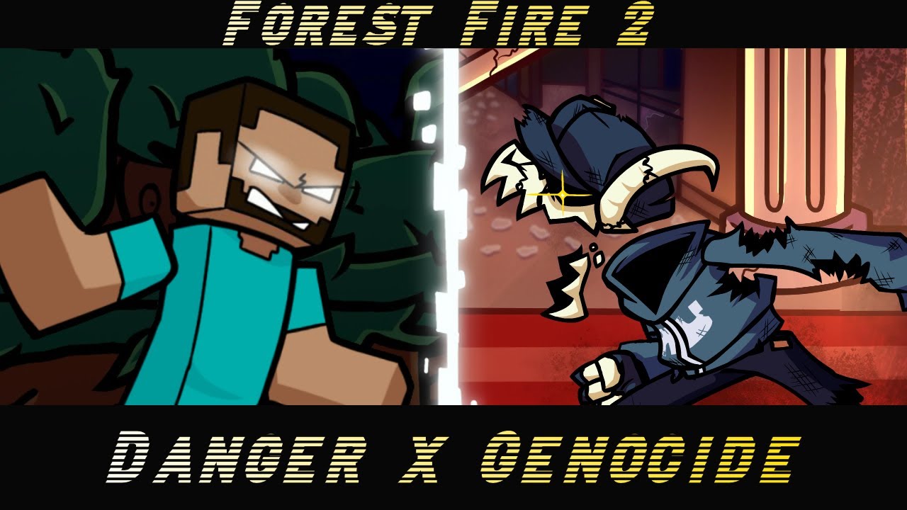 FNF Mashup - Forest Fire 2 [Danger x Genocide] - YouTube