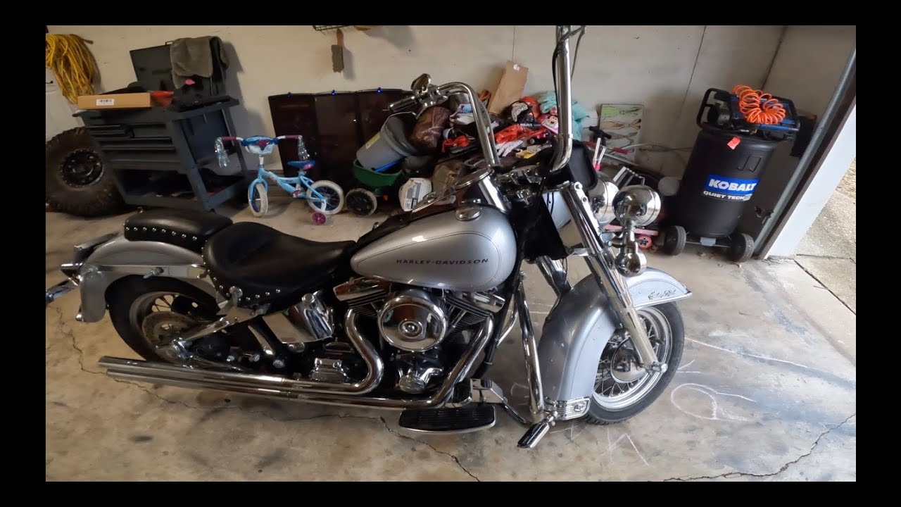 99 Softail Build... This isn't offroad... - YouTube