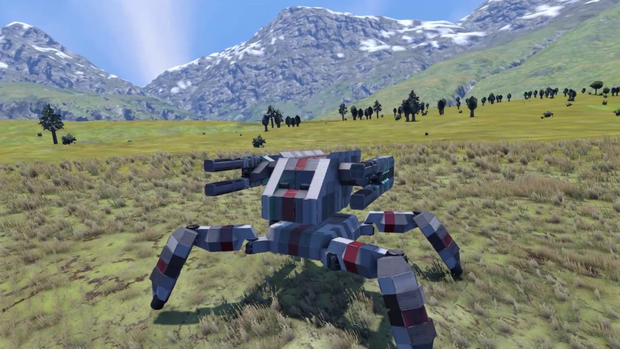 MAW | Medium Assault Walker - Space Engineers - YouTube