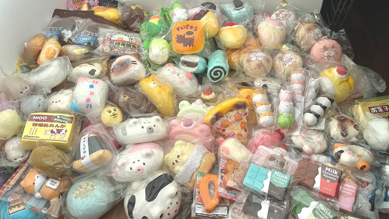 BIGGEST SQUISHY HAUL EVER 2024 🍙 ⊹₊ ⋆ | 15+ squishy packages, asmr ...