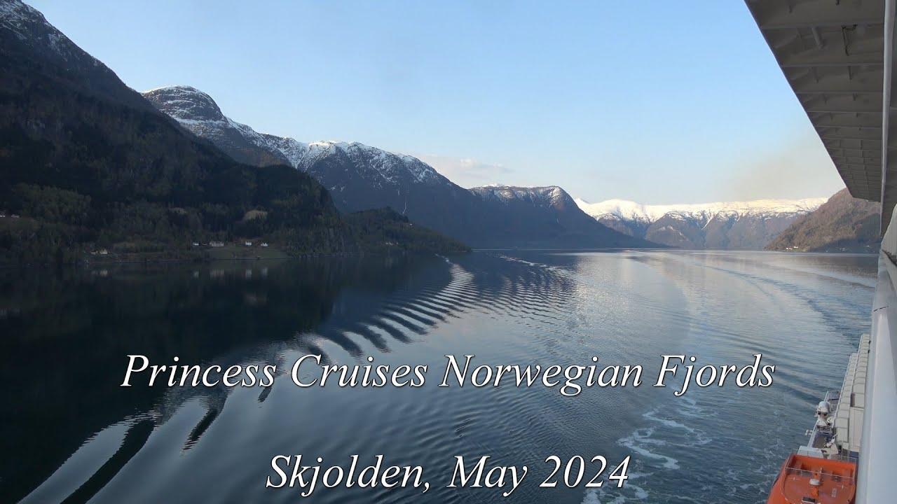 Princess Cruises Norwegian Fjords Skjolden, May 2024 - YouTube