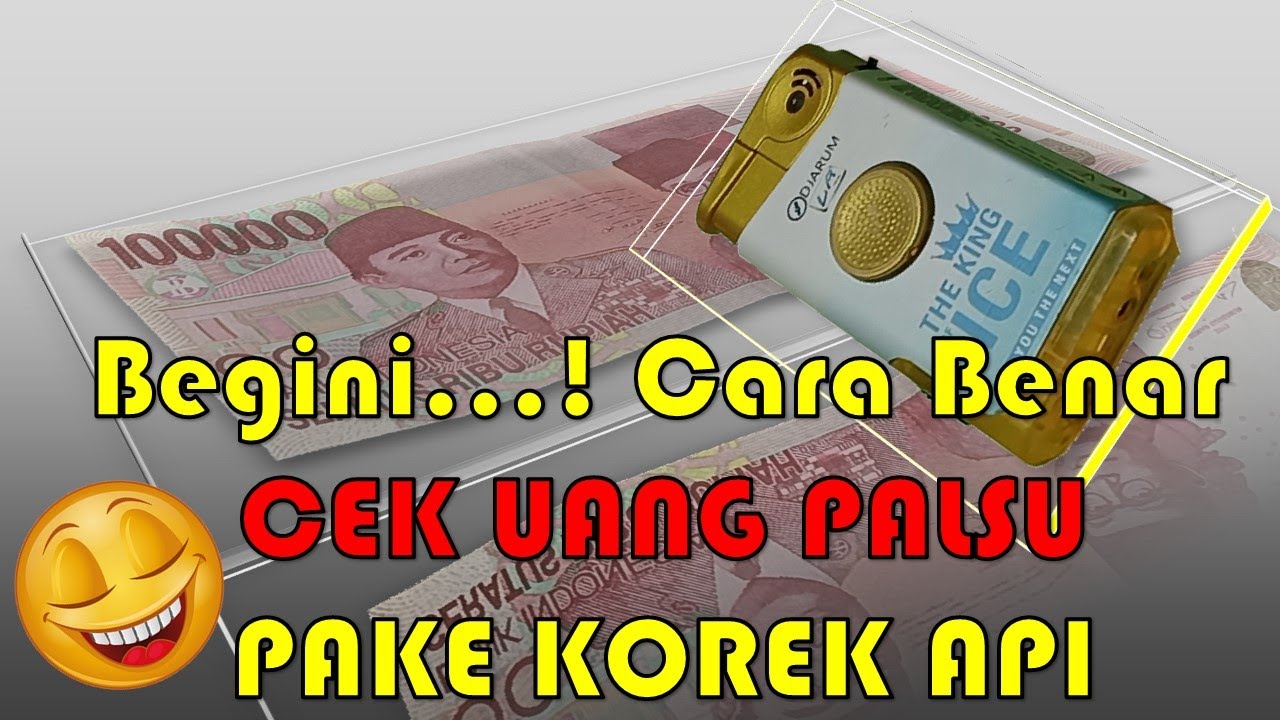 ALAT PENDETEKSI UANG PALSU DARI KOREK API || IDE KREATIF || UANG PALSU ...