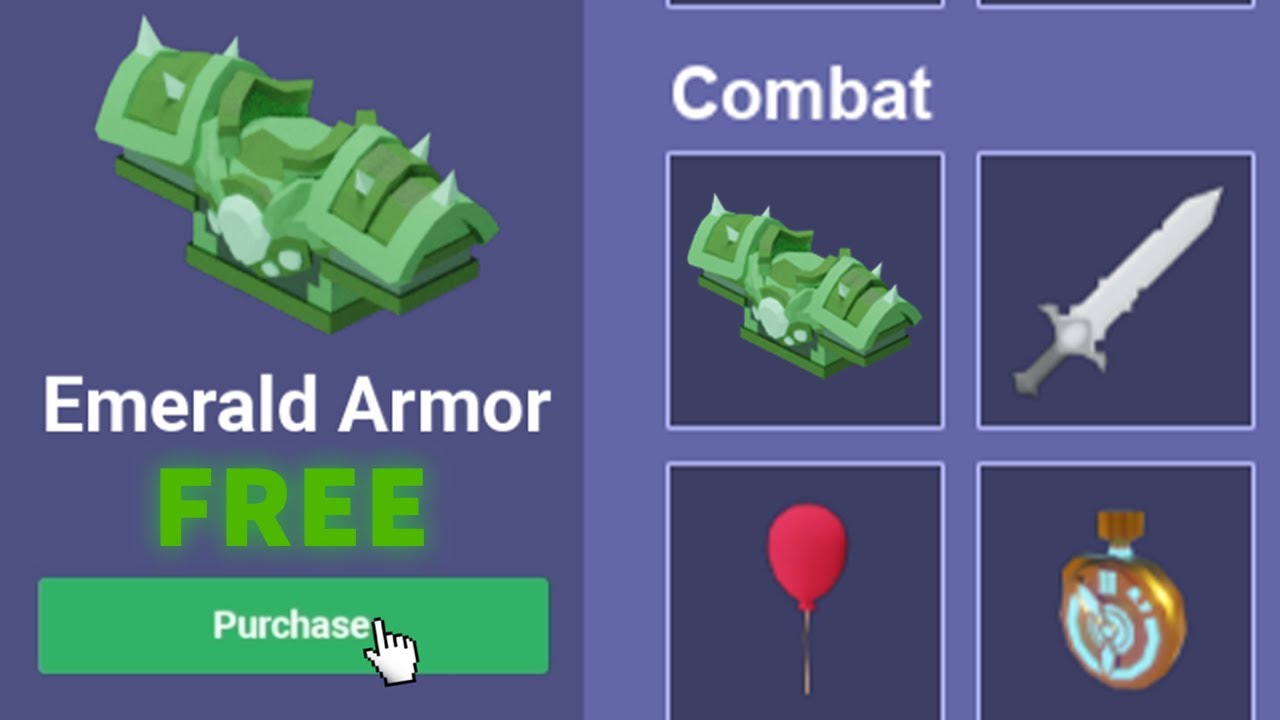 How Devs made EMERALD ARMOR *FREE* In Roblox Bedwars... - YouTube