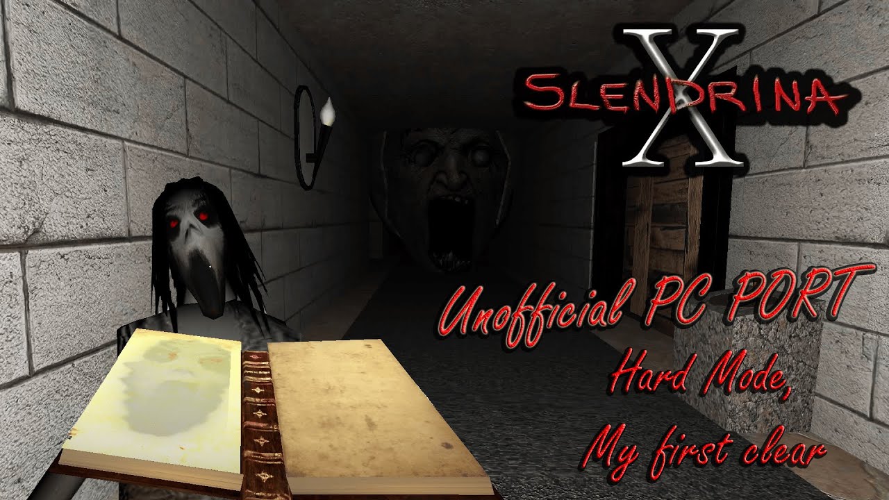 Slendrina X Unofficial PC Port, hard mode with my first clear!! - YouTube