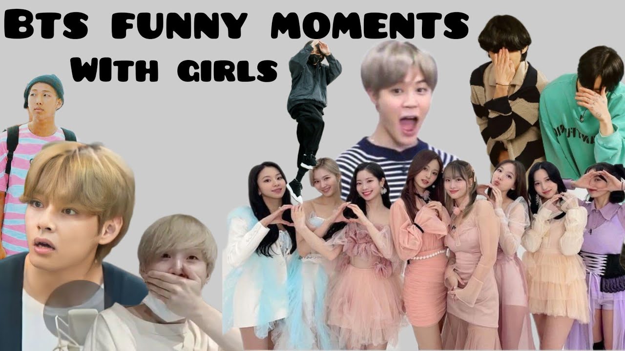 Bts funny moments with girls// bts reaction on female idols //Taekook ...