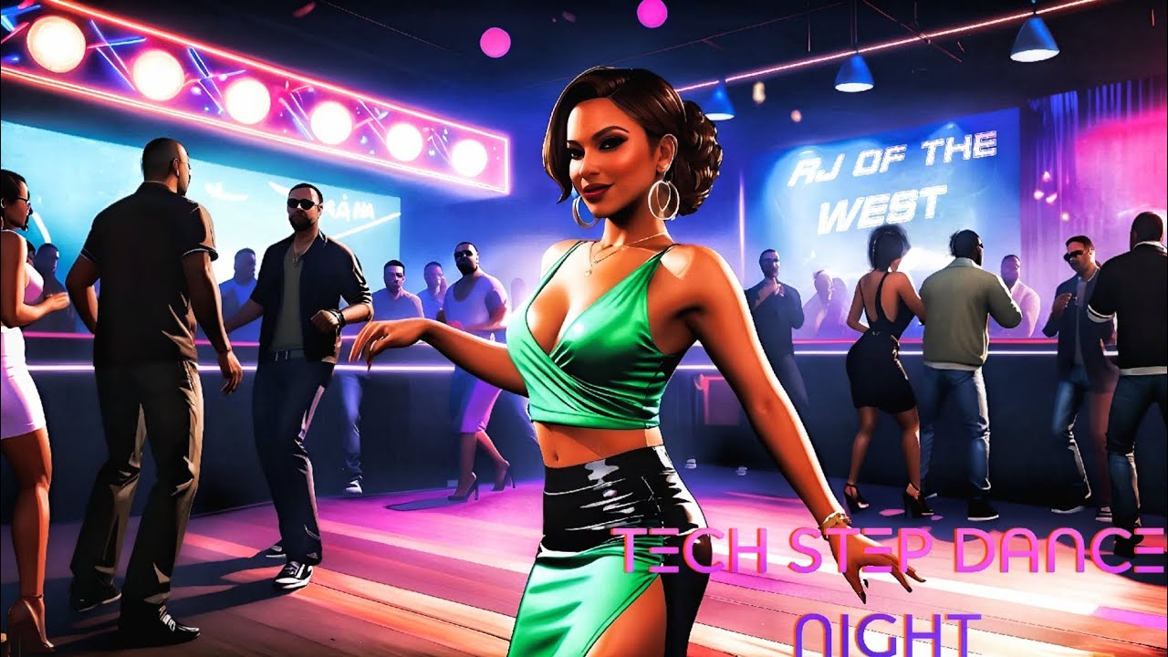 Tech step dance night (GTA online freemode) nightclub music video - YouTube