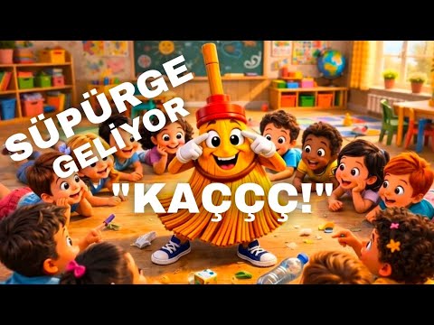 SÜPÜRGE GELİYOR |En Eğlenceli Çocuk Şarkısı |Ritim Abi