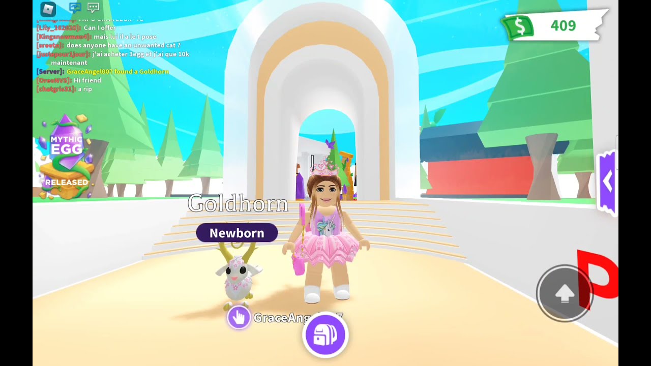 Adopt Me Mythic Egg! I Got The Goldhorn and Phoenix Mythic Pets! - YouTube