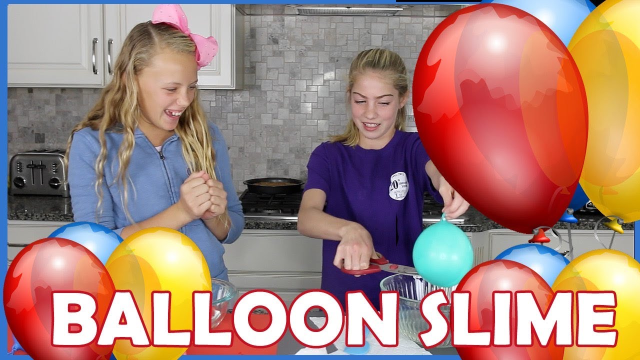 Making SLIME with Balloons! Balloon Slime Tutorial! - YouTube