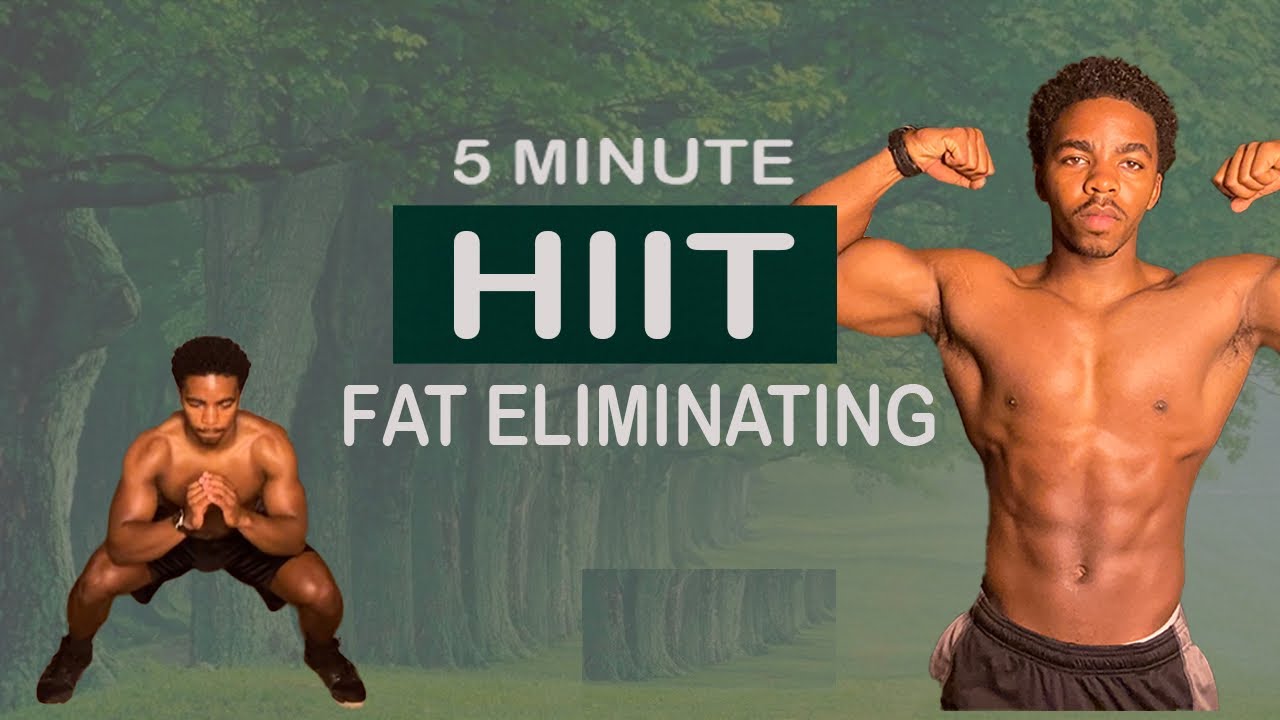 5 Minute HIIT Workout (Burn Fat Fast) - YouTube