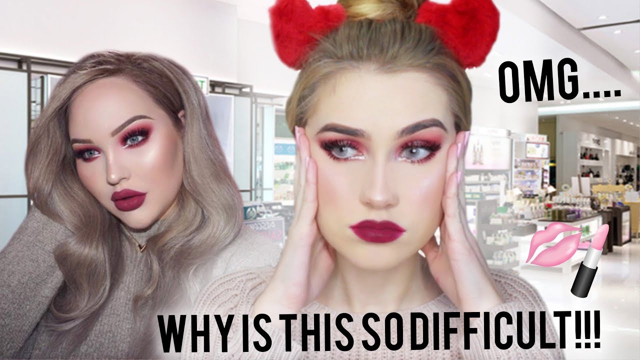 I TRIED FOLLOWING A NIKKIETUTORIALS MAKEUP TUTORIAL.. This was a ...