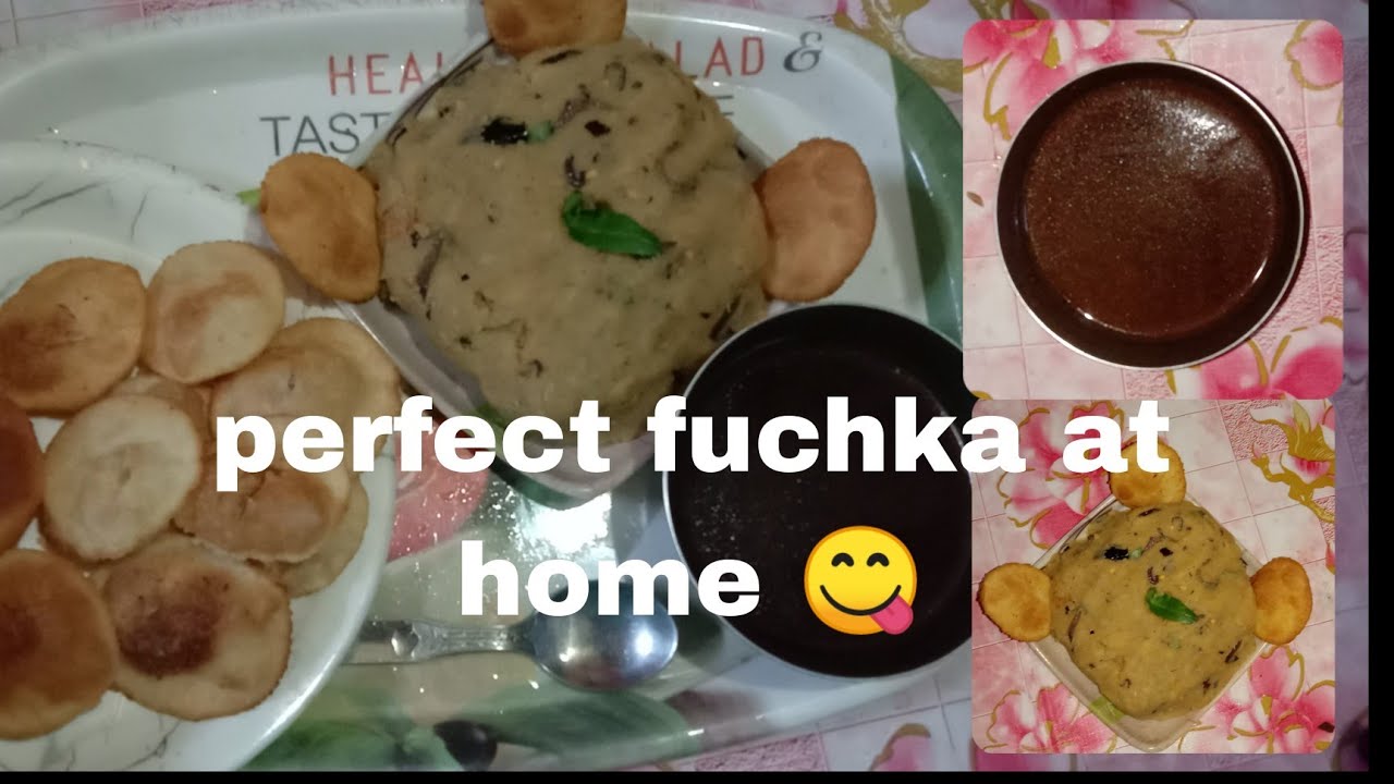 perfect fuchka at home - YouTube