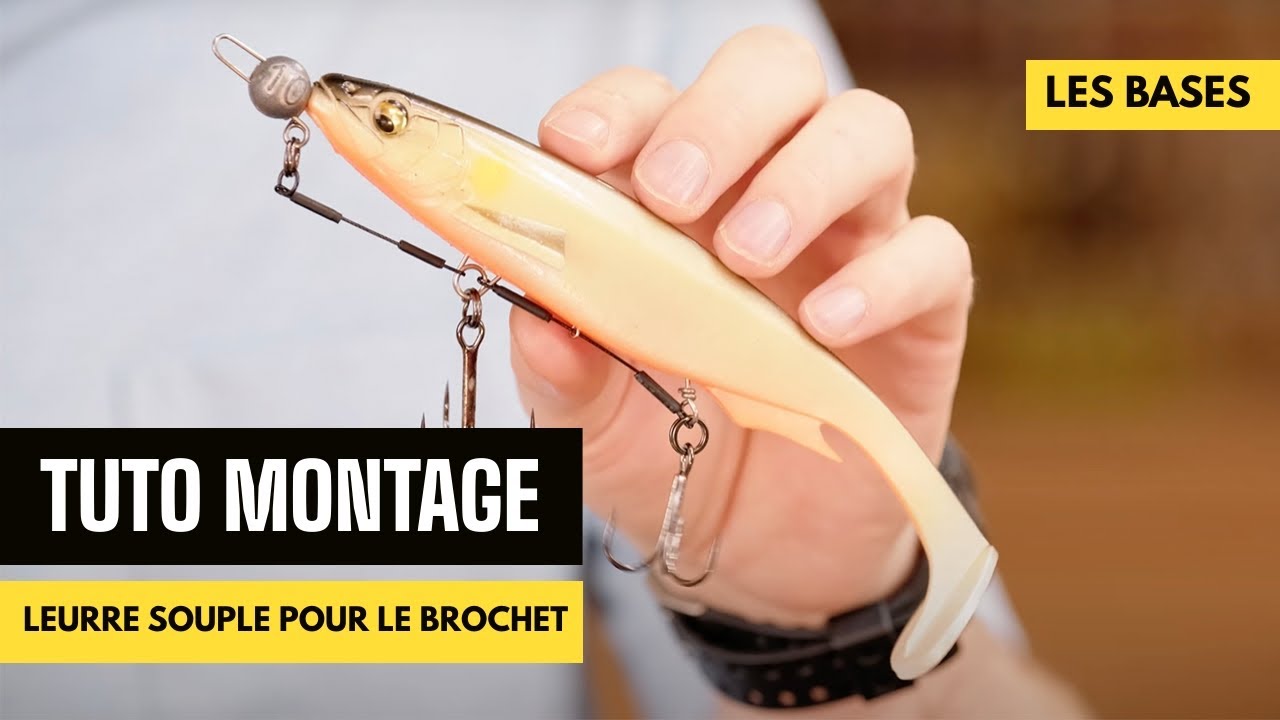 Comment Monter Un Leurre Souple Pour Pêcher Le Brochet Youtube