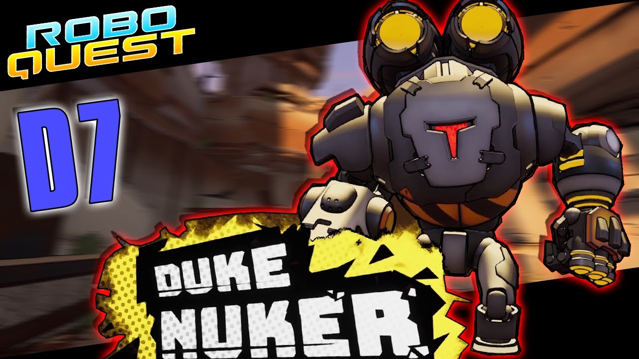 Roboquest DUKE NUKER BOSS and remaining POWER CRYSTALS - YouTube