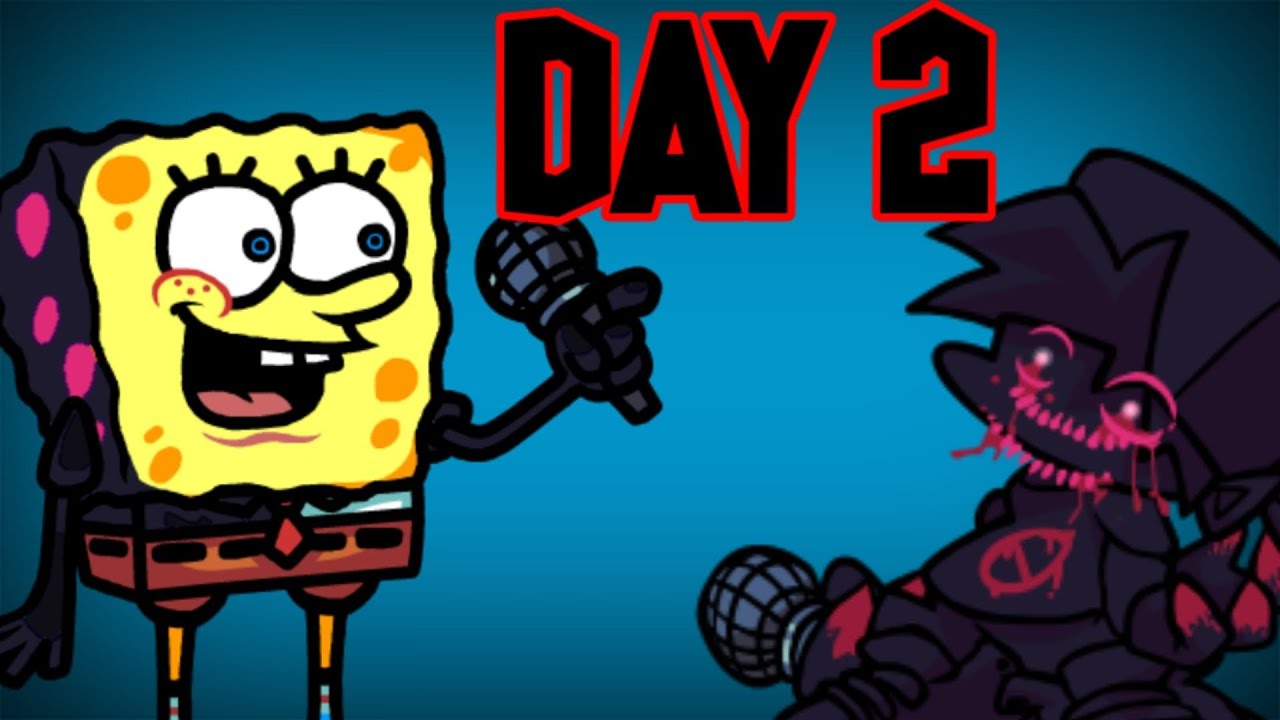 SPONG VS EVIL BOYFRIEND -DAY 2- (FNF: CORRUPTION FAN MADE) - YouTube