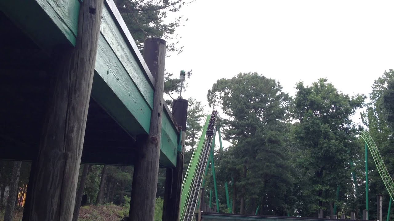 Riding the Mind Bender at Six Flags Over Georgia - YouTube