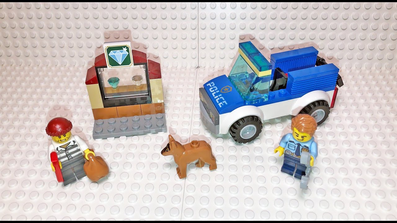 Lego City 60241 Police Dog Unit 2020 Set Quick Overview / Tour 4K - YouTube
