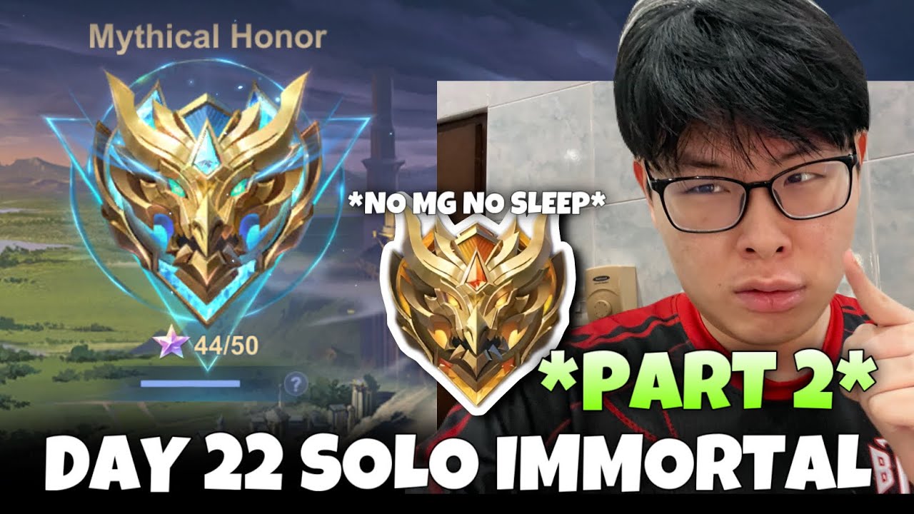 12TH HOUR. NO MYTHICAL GLORY, NO SLEEP!! SOLO TO IMMORTAL DAY 22 PART 2 ...