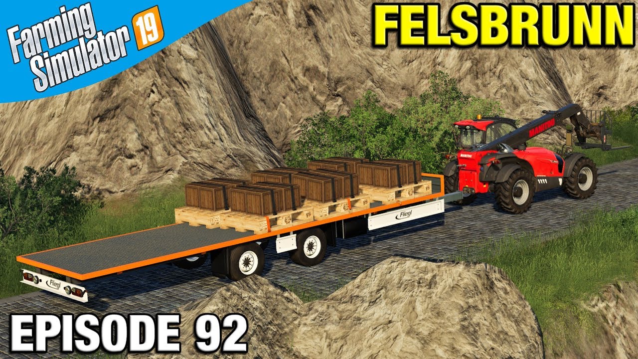 NEW TRANSPORT TRAILER Farming Simulator 19 Timelapse - Felsbrunn FS19 ...