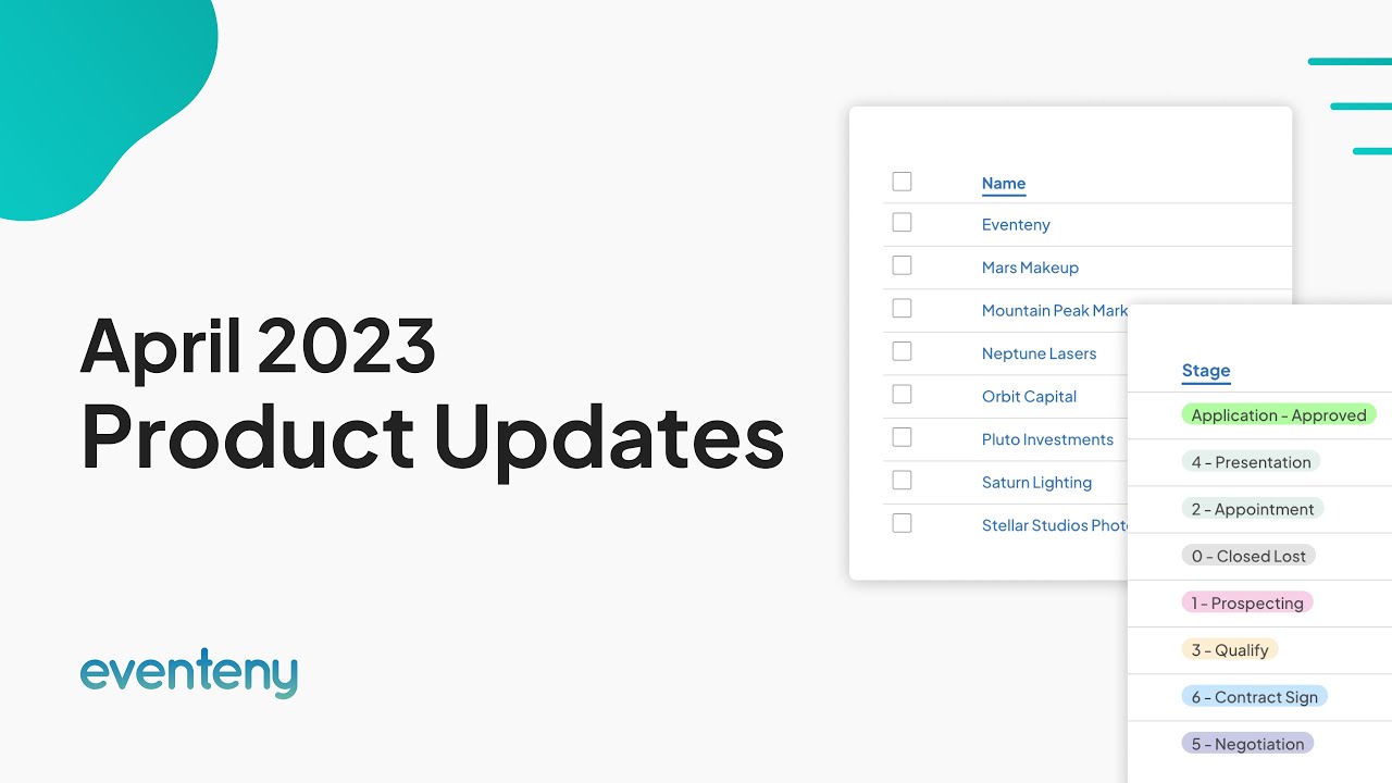Eventeny Product Updates April 2023 | Event Management Software - YouTube