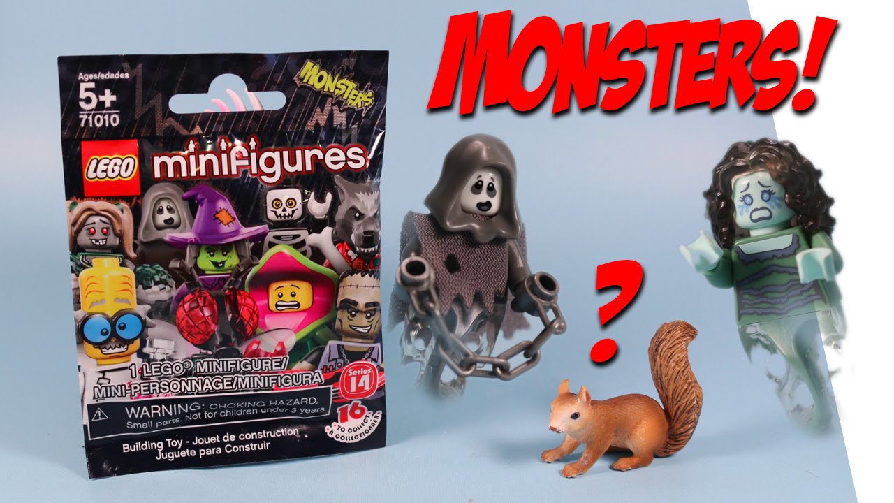 Lego Minifigures Series 14 Monsters Mystery Packs Opening - YouTube