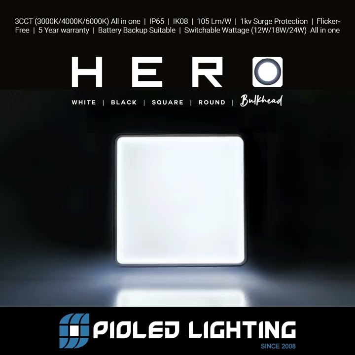 PioLED's HERO, ALL-IN-ONE Bulkhead - YouTube