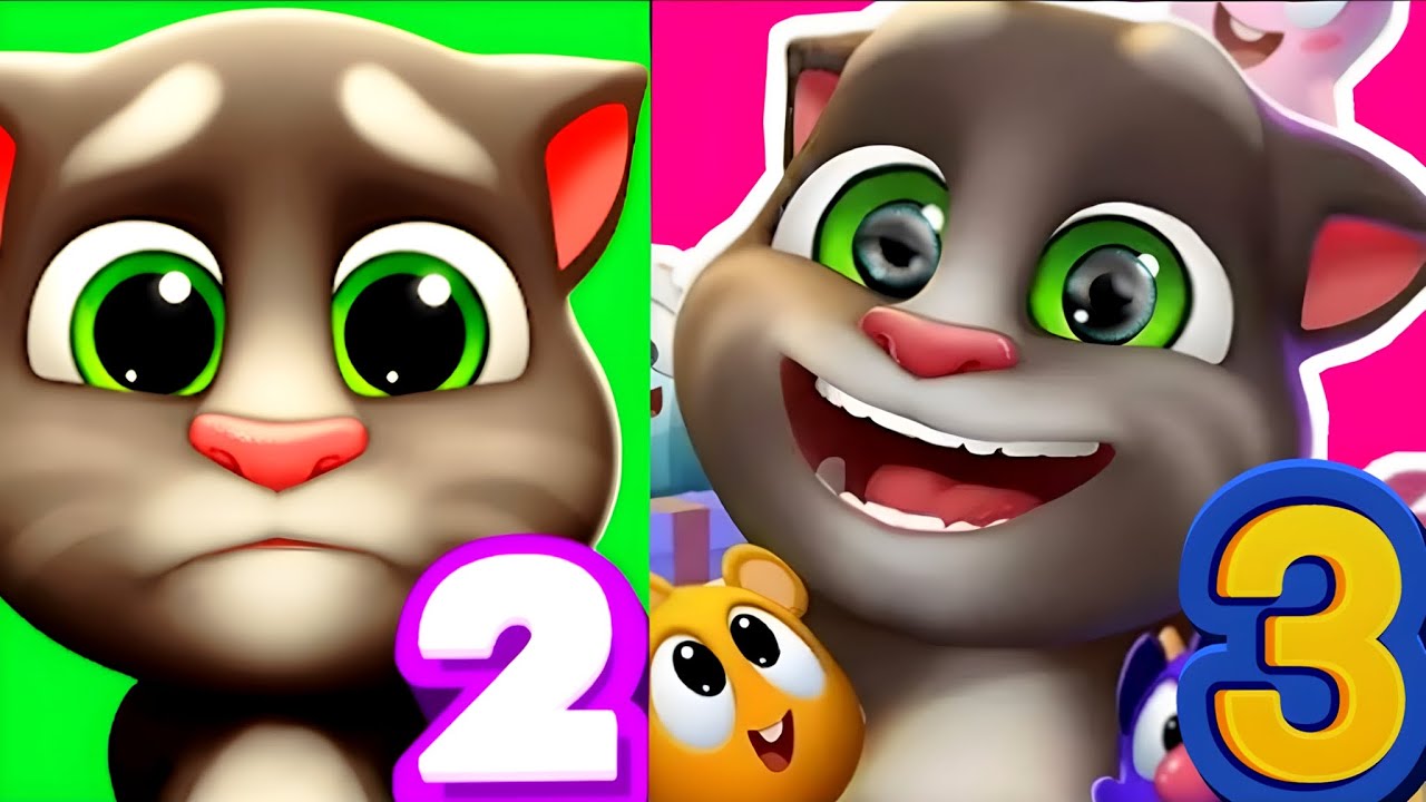 My Talking Tom New update | My Tom 3 | My Tom 2 | My Talking Tom ...