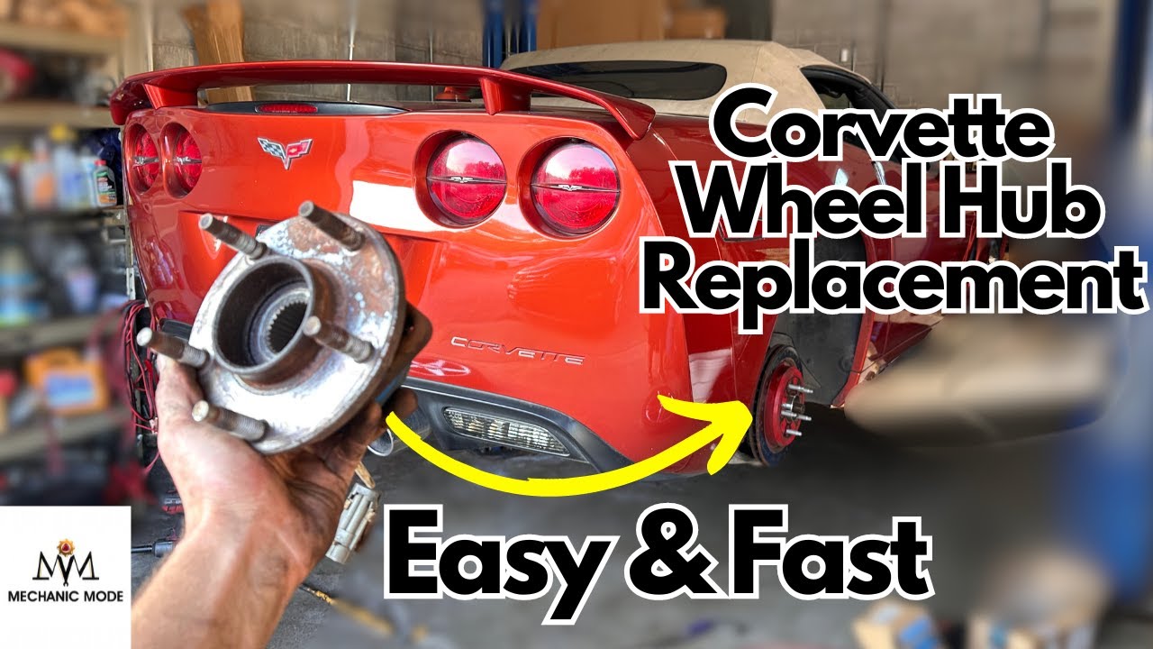 2005-2013 Chevrolet Corvette C6 Rear Wheel Hub Replacement - YouTube