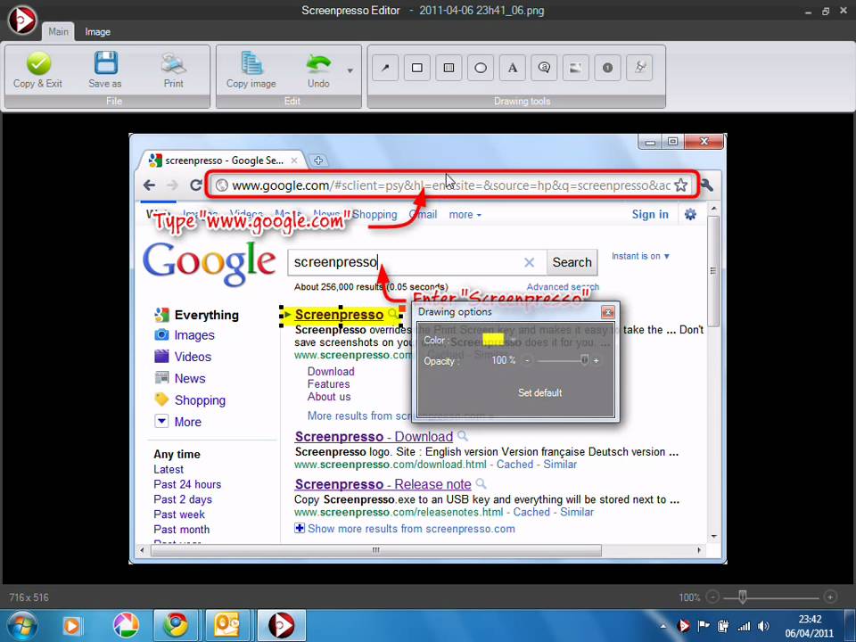 Screenpresso Feature tour - YouTube