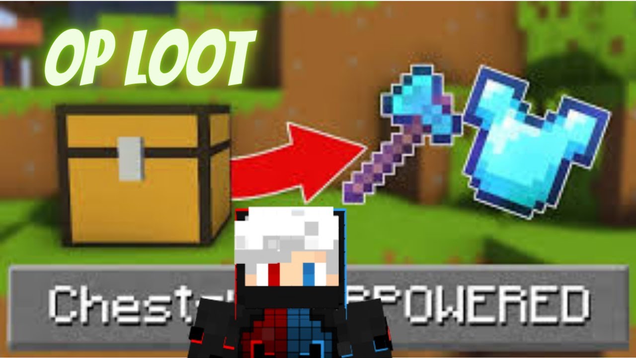 Minecraft ,But Chests Drop Extremely OP Loot | Pakistan - YouTube