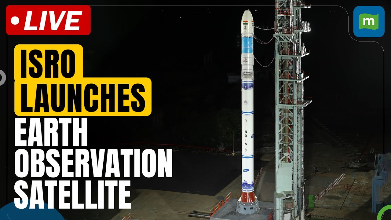 ISRO launches earth observation satellite EOS-08 aboard SSLV-D3 - YouTube
