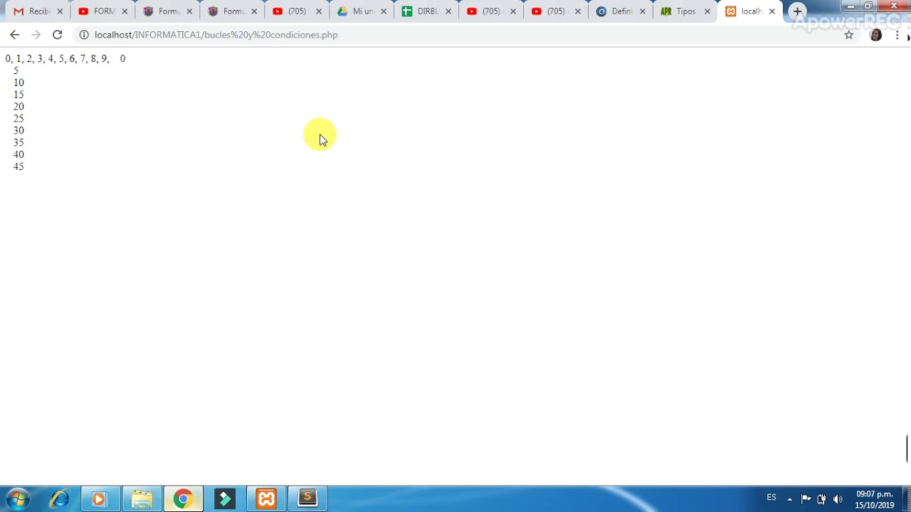 bucles y condiciones - YouTube