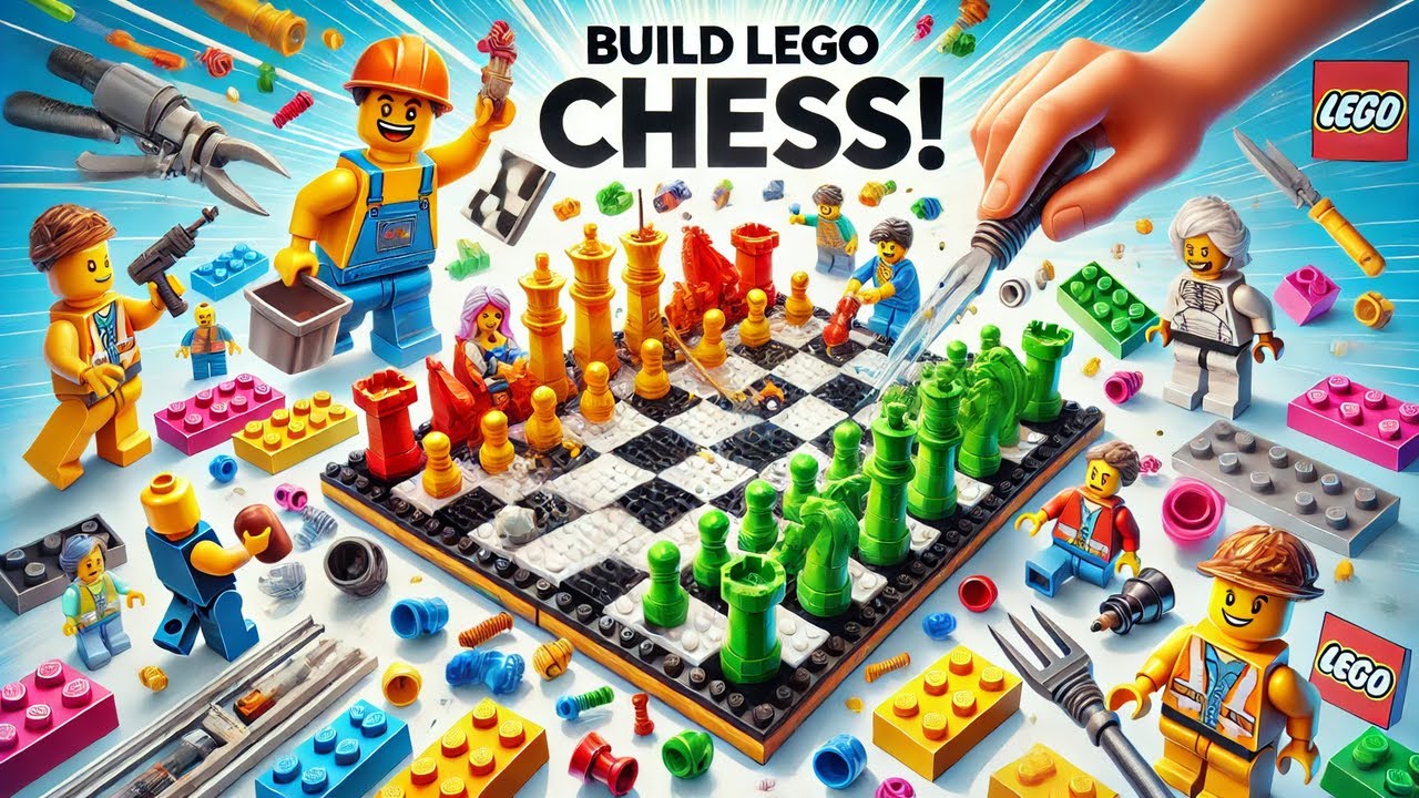 Epic LEGO Chess Build: Watch the Construction Magic! - YouTube