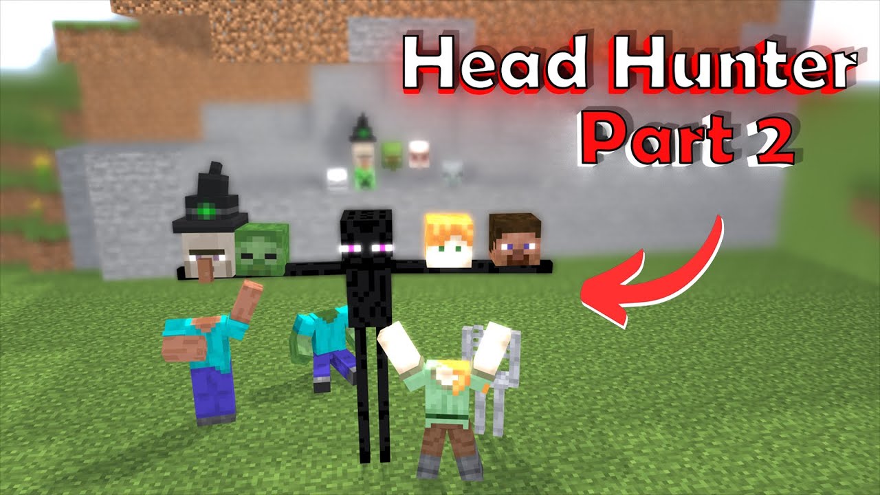 Why Enderman Hunts Mob Heads: The Untold Story | Minecraft Animation ...