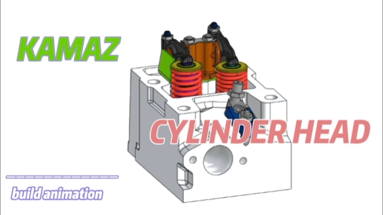 ГБЦ КамАЗ || Cylinder head KAMAZ V8 - YouTube