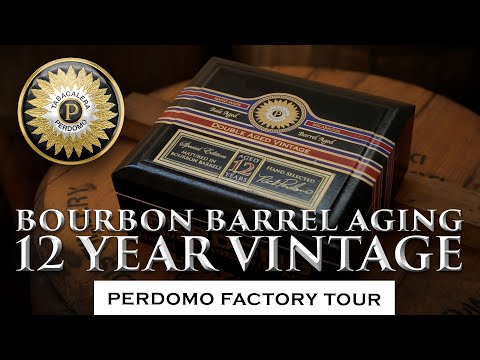 Bourbon Barrel Aging the 12 Year Vintage with Nick Perdomo - PERDOMO Factory Tour