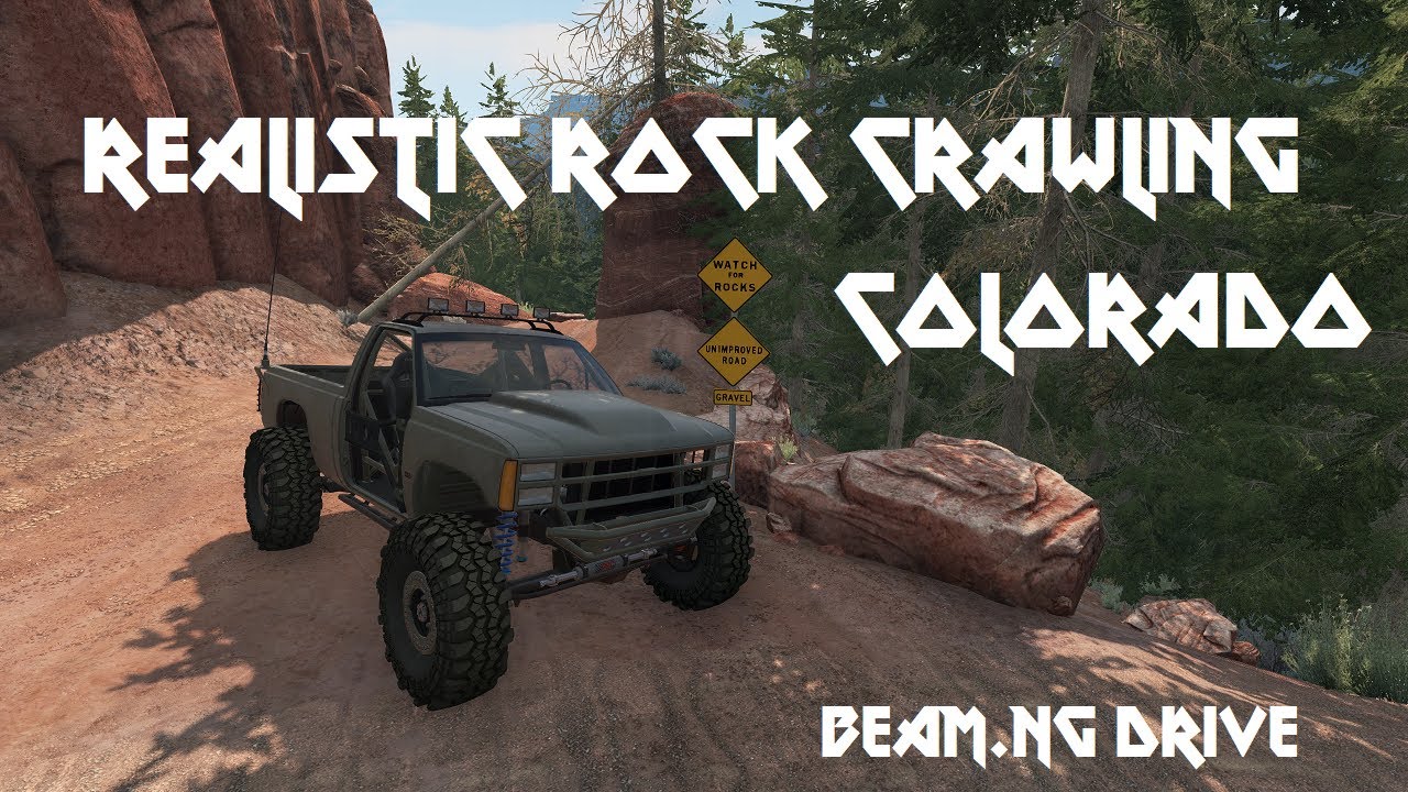 Realistic Colorado Rock Crawling / BeamNG.Drive - YouTube