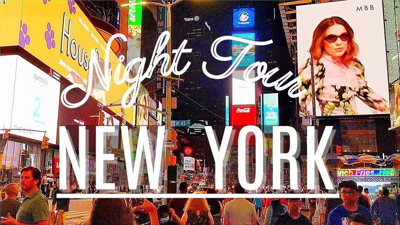 NYC Night Tour Summer! Vibrant Midtown Times Square to Manhattan Bridge ...