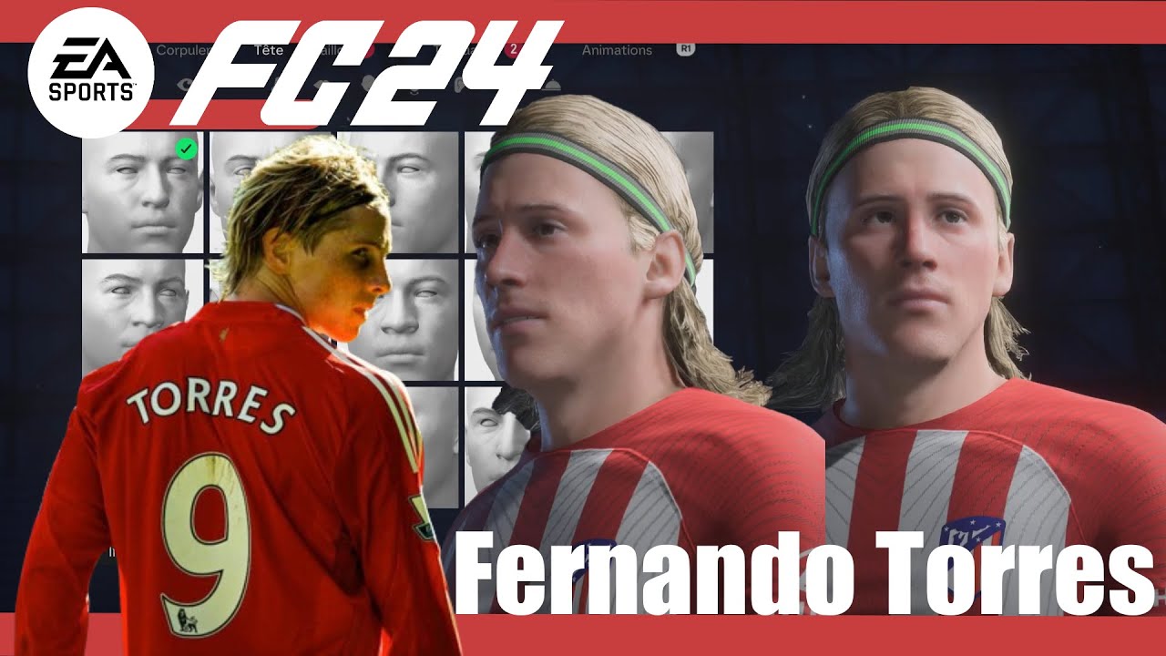 EA FC 24 - Create Fernando Torres Pro Clubs (Face Creation) - YouTube