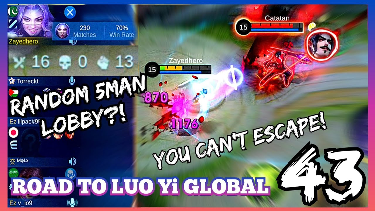 I Joined a Random 5 man Lobby and DESTROYED ENEMY TEAM with LUO Yi ...