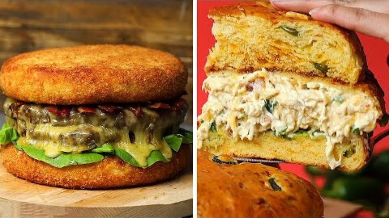 Giant Recipes For Anyone Who Loves Burgers - YouTube