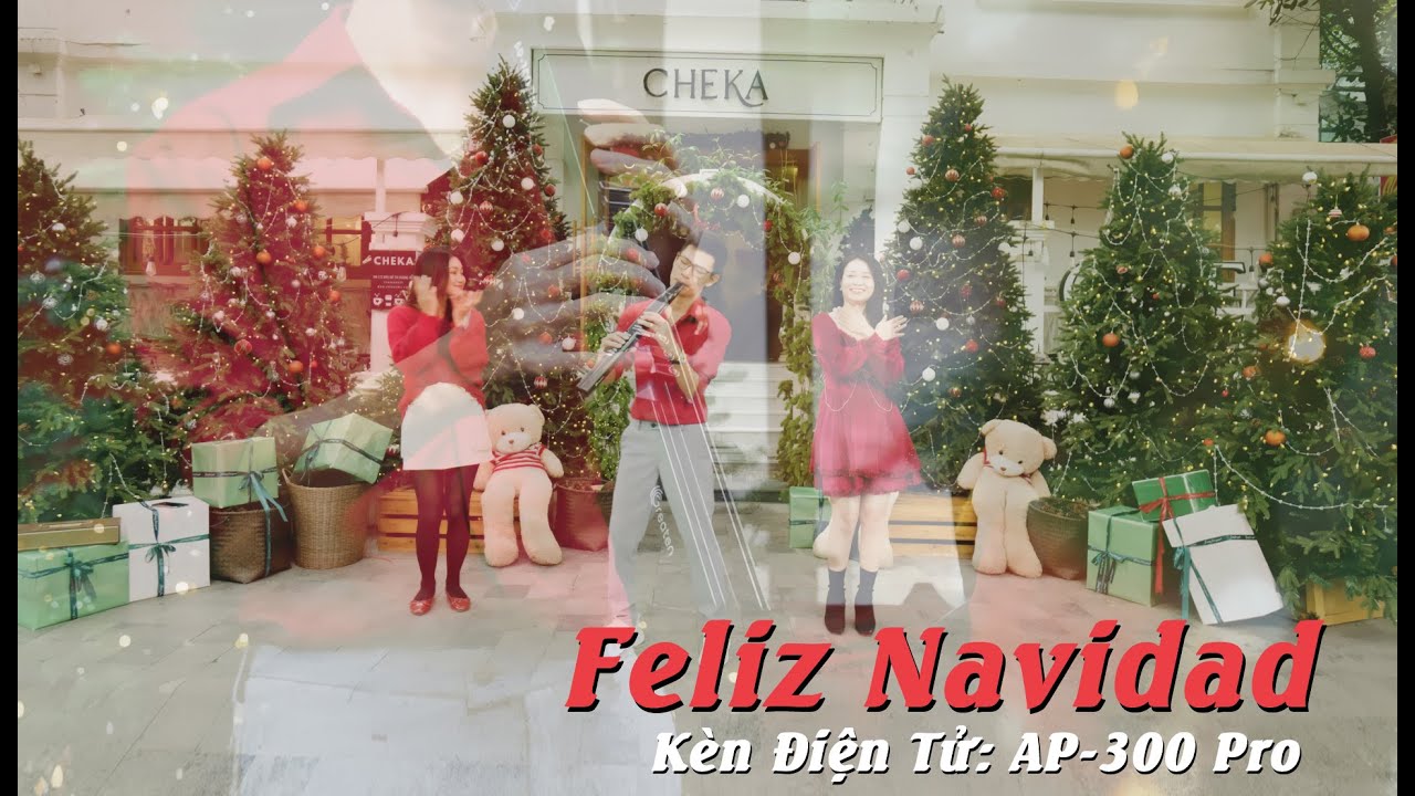 FELIZ NAVIDAD || Kèn Điện Tử AP-300 PRO - Ngọc Lâm - YouTube