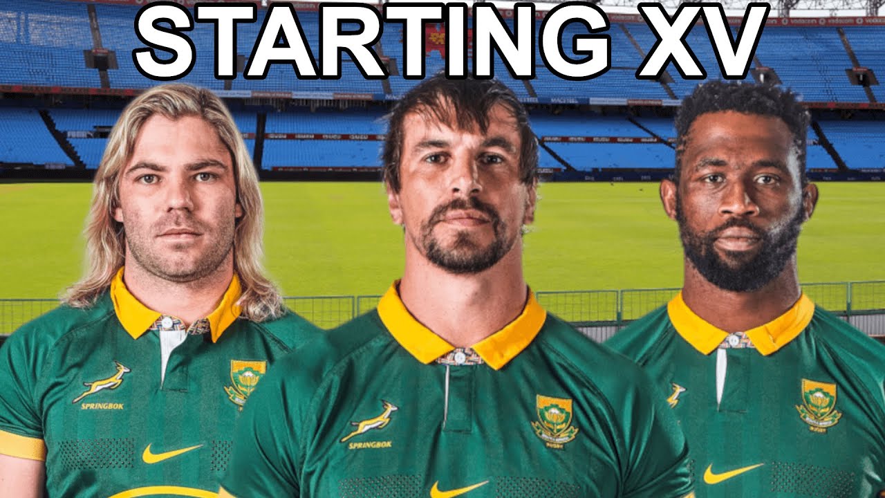 My SPRINGBOKS Starting XV for SPRINGBOKS vs IRELAND - YouTube