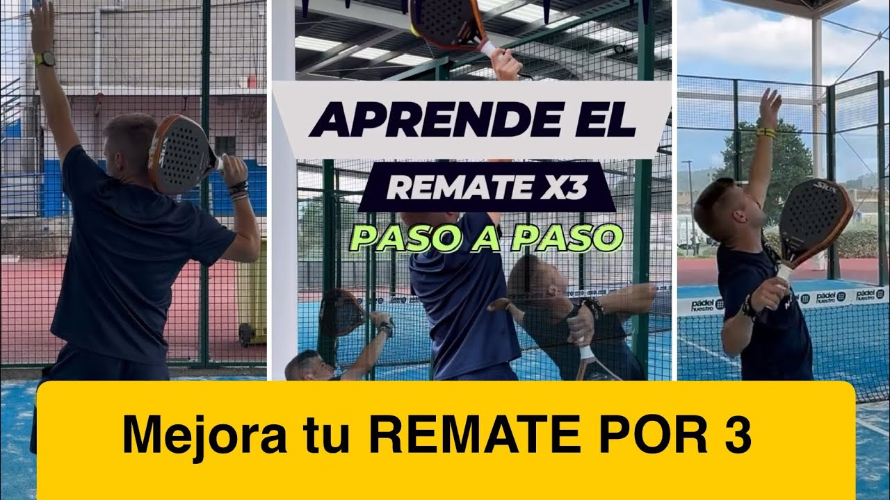 REMATE POR 3 pádel 🚀 Aprende y Mejora este golpe paso a paso - YouTube