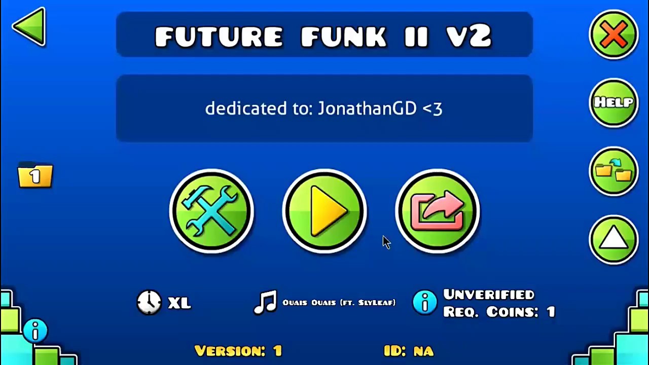 Geometry Dash: Future Funk II V2 (sneak peek #1) - YouTube
