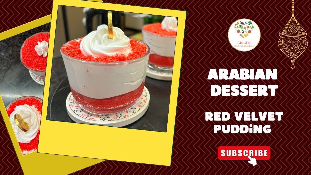 💥ARABIAN DESSERT RED VELVET PUDDING 💥 - YouTube
