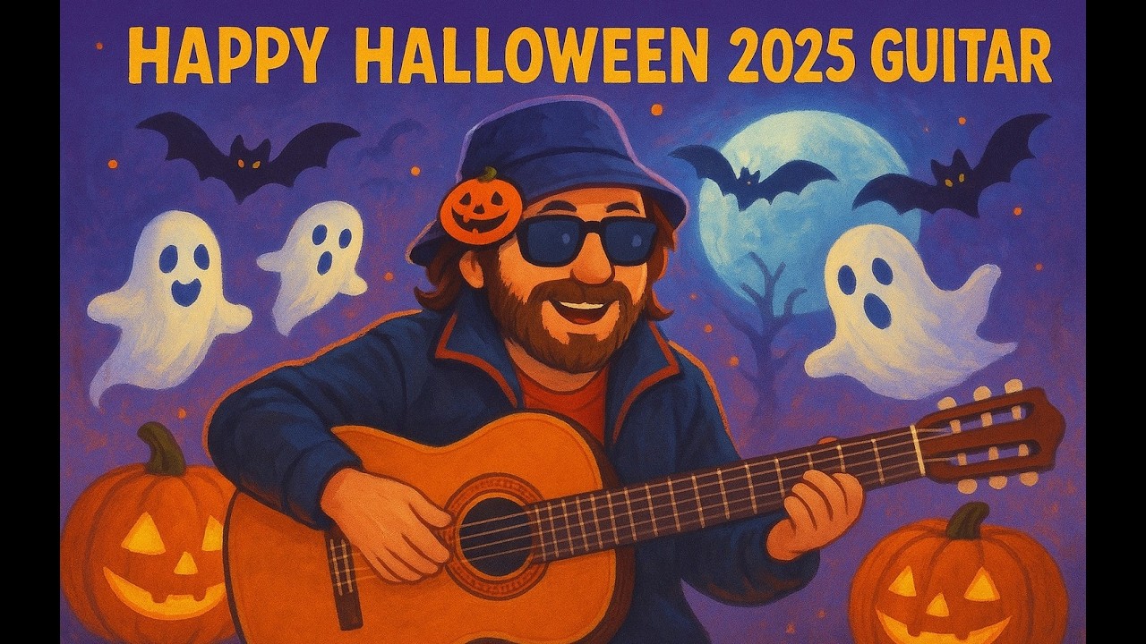 Halloween Pumpkin Song 2025 by Bard Ogi 🎃👻🎸 Midnight Magic Guitar - YouTube