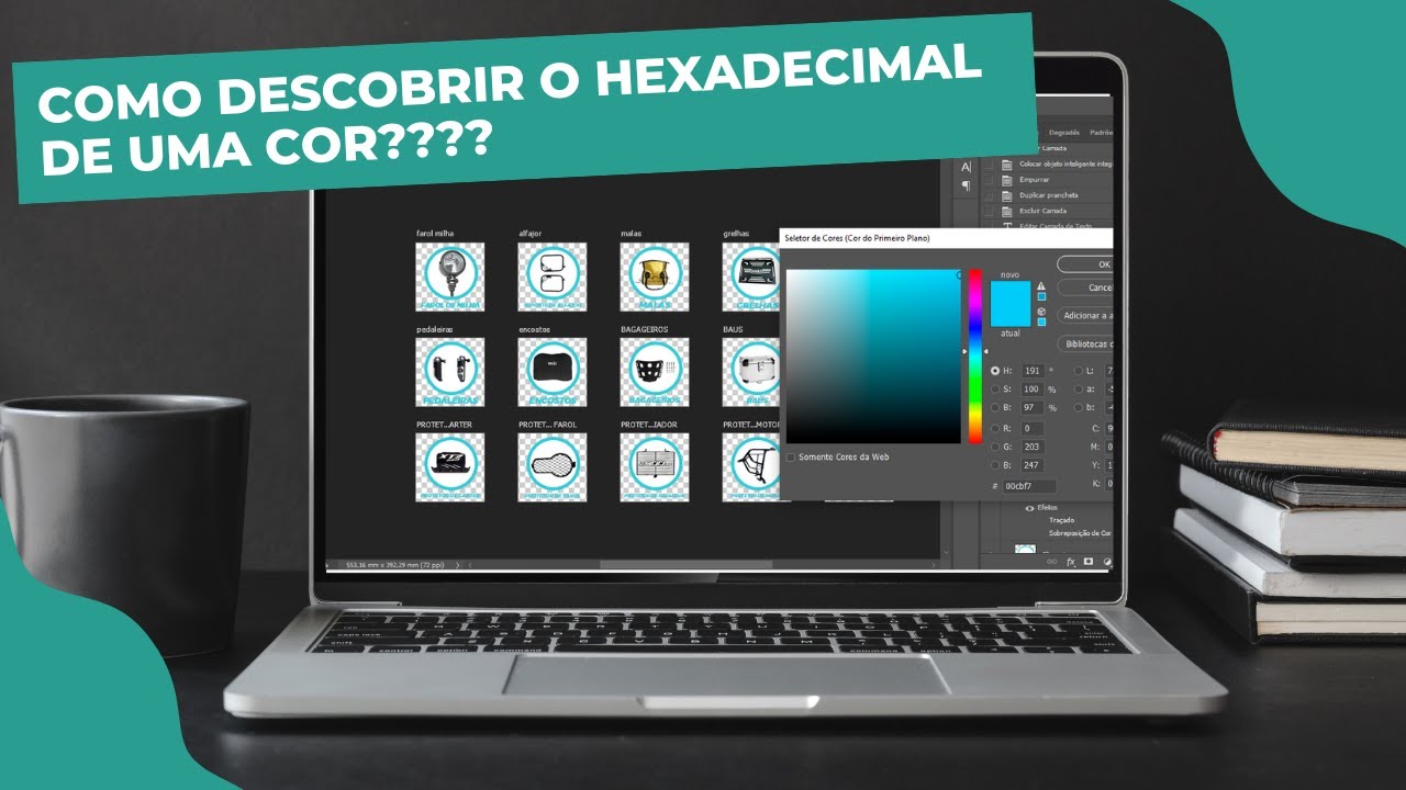 COMO DESCOBRIR o CÓDIGO DA COR DA IMAGEM (Achar Código da Cor e ...